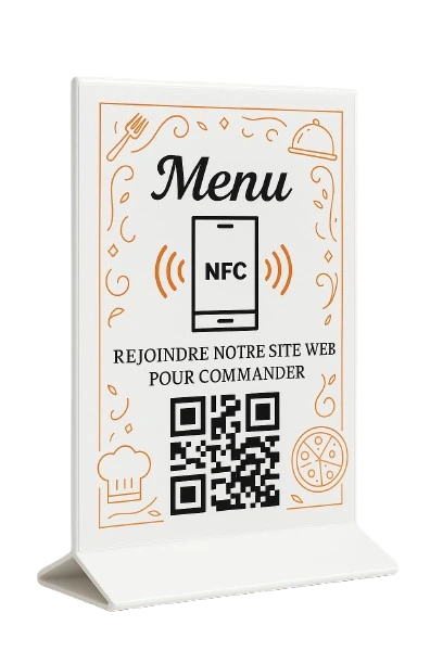 Menu-NFC - Support NFC Premium pour Restaurants